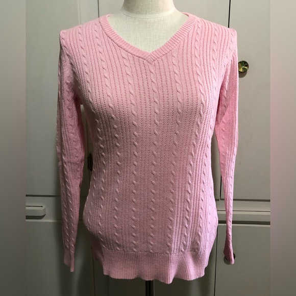 Basic Editions | Sweaters | V Neck Cable Knit Sweater | Poshmark